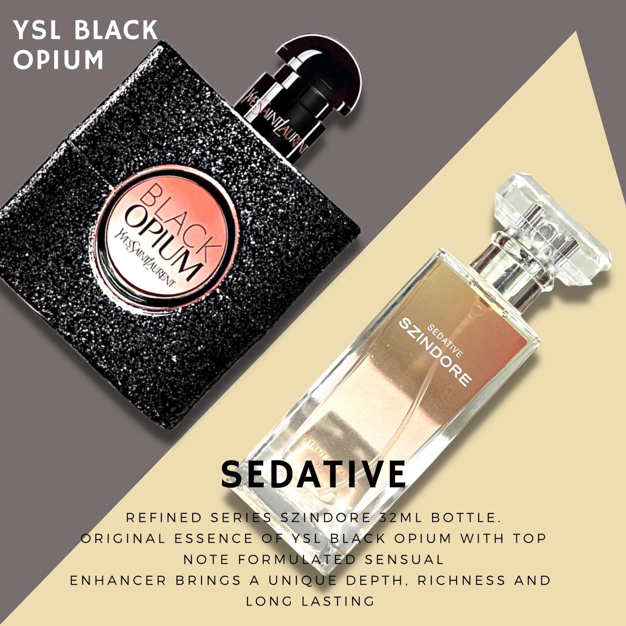 SEDATIVE (REFINED SERIES OF YSL BLACK OPIUM) - Perfume Malaya