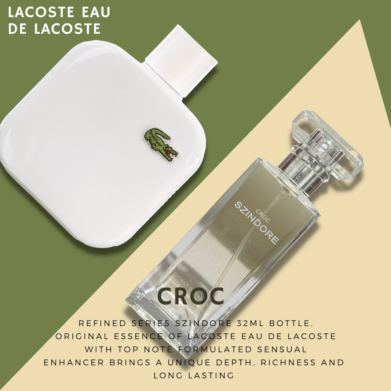 CROC (REFINED SERIES OF LACOSTE EAU DE LACOSTE) - Perfume Malaya